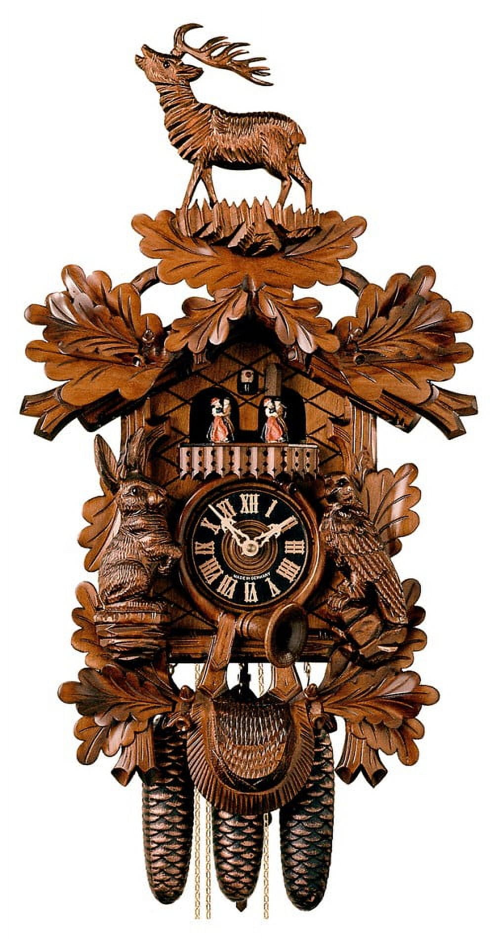 Cuckoo Clock Hunting Clock, standing Deer - Walmart.com