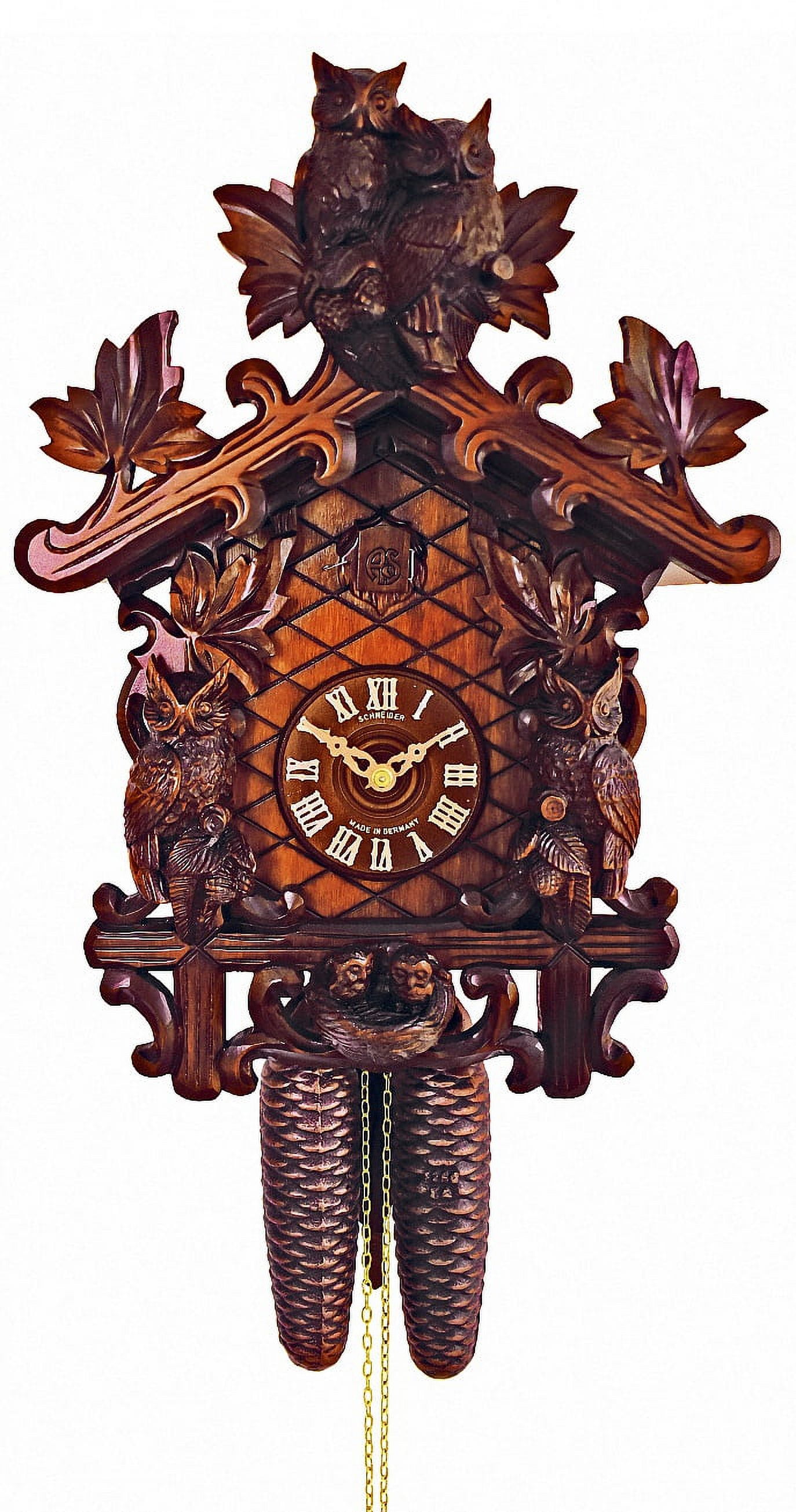 Cuckoo Clock Owls, Nest - Walmart.com