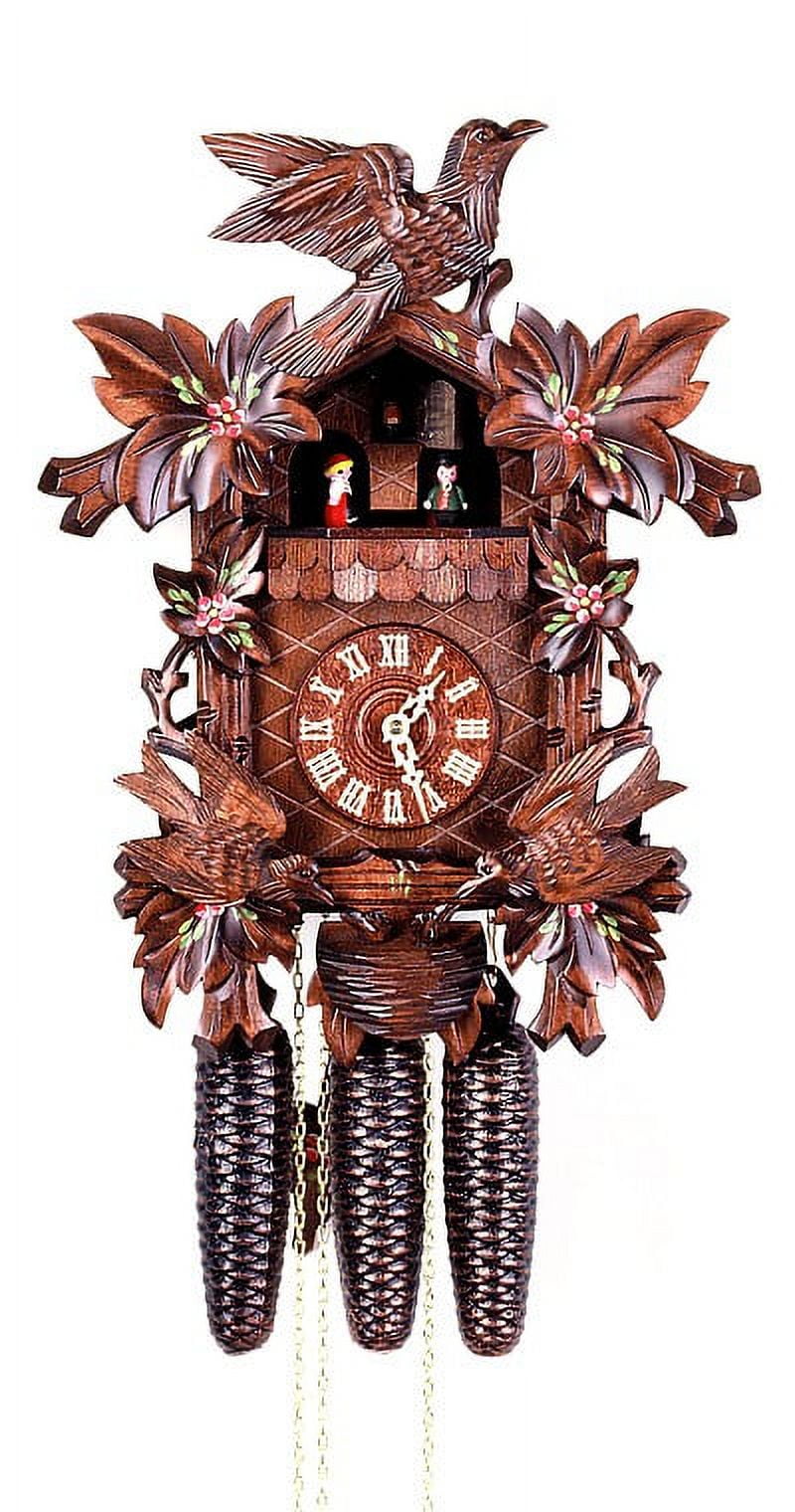 Cuckoo Clock Six Leaves, moving Birds, Nest - Walmart.com