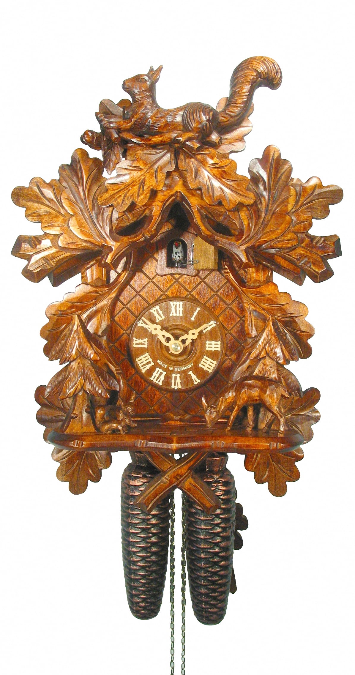 Cuckoo Clock Squirrel, Deer - Walmart.com
