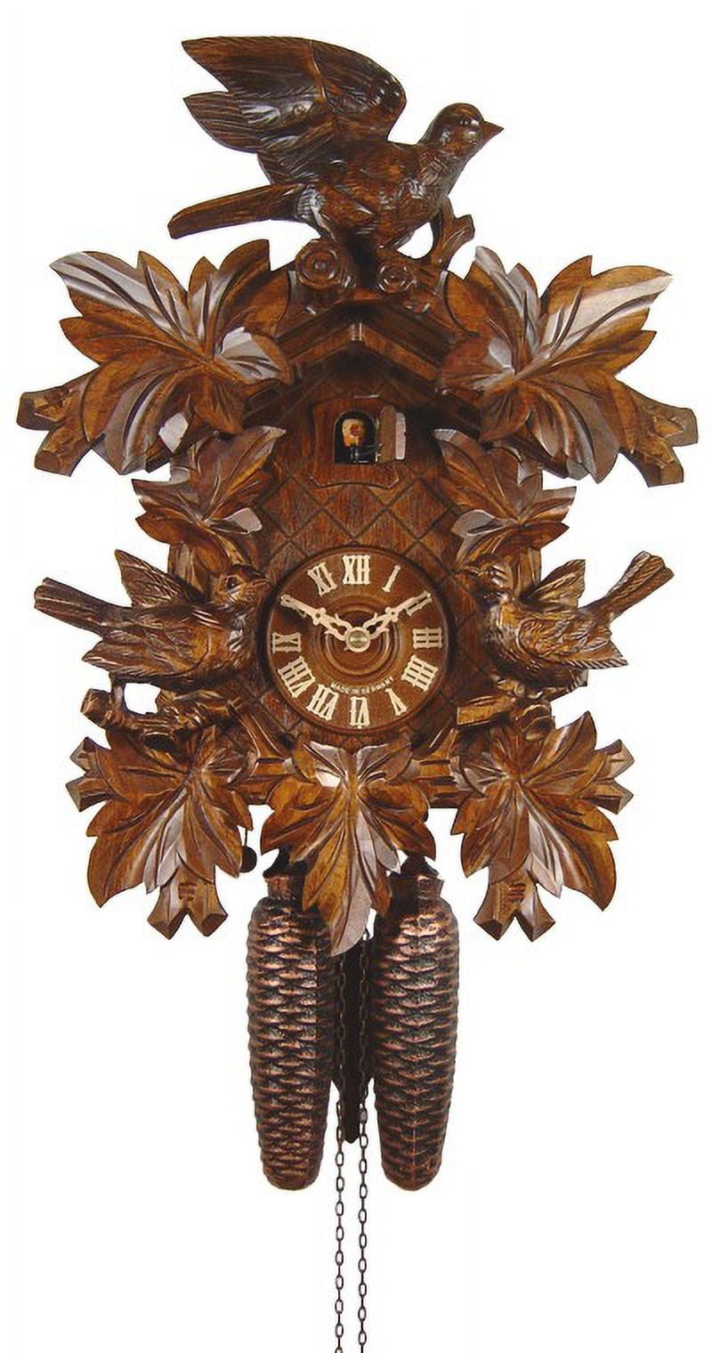 Cuckoo Clock Three Birds, deep carvings - Walmart.com