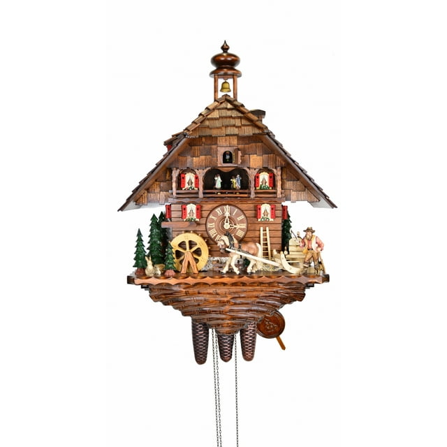 Cuckoo Clock Timber haulage to the rafts in the Kinzigtal - Walmart.com