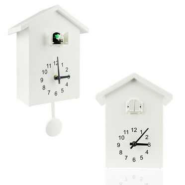 Traditional Chalet Style Cardinal Tabletop Hanging Cuckoo Clock ...