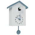 Minimalist Cuckoo Clock With Chimer Pendulum Battery Powered Bird
