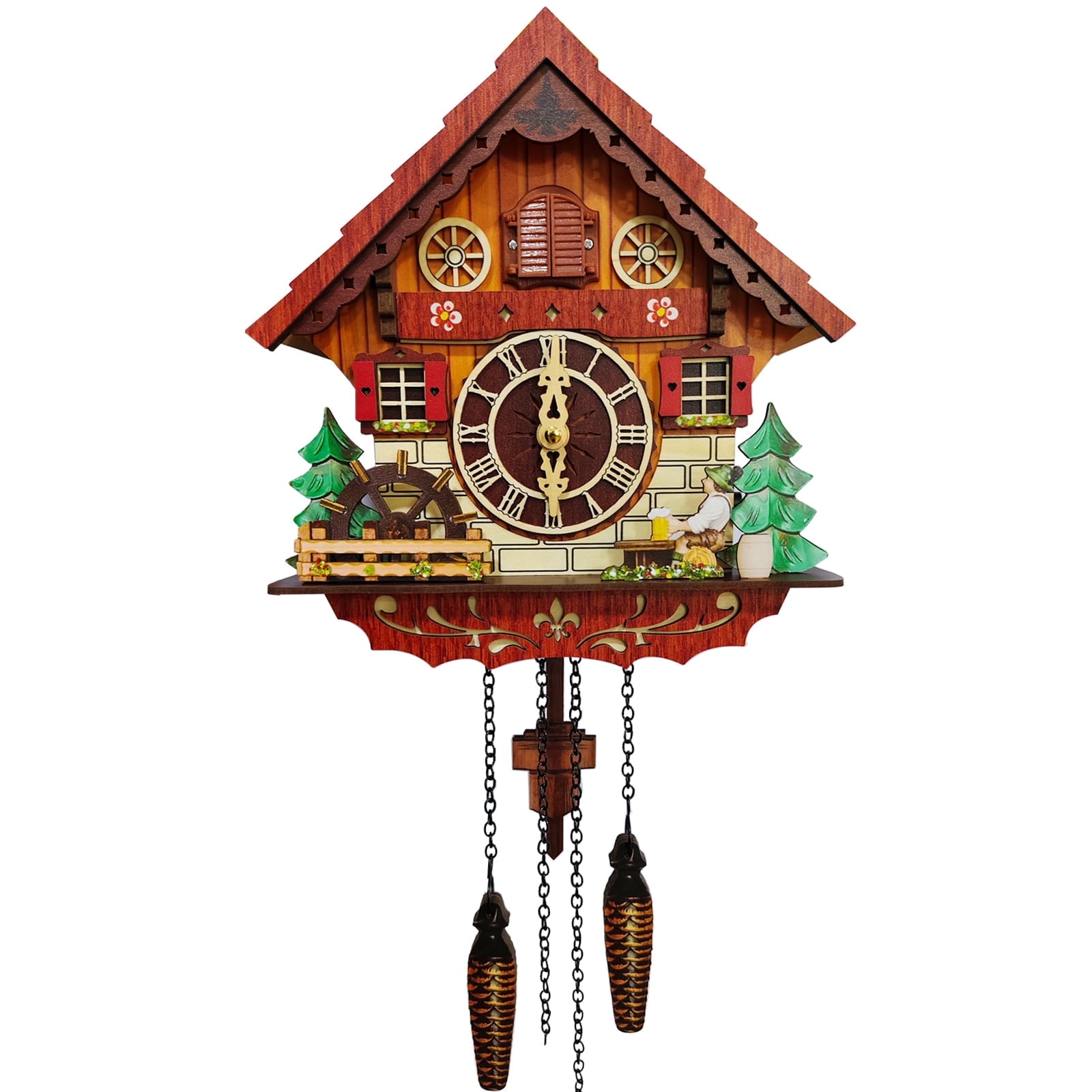 Cuckoo Clock with Coo Coo Bird Clocks/Cuckoo Clocks for Wall with Bird ...