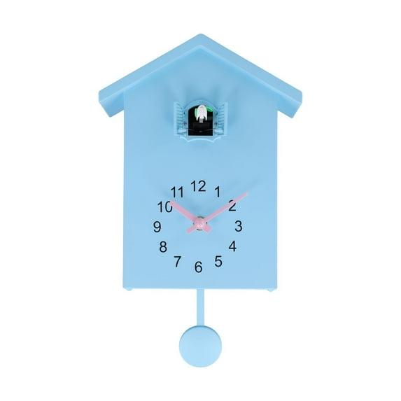 Cuckoo Wall Clocks Fashion Creative Pendulum Clocks Birds House Battery ...