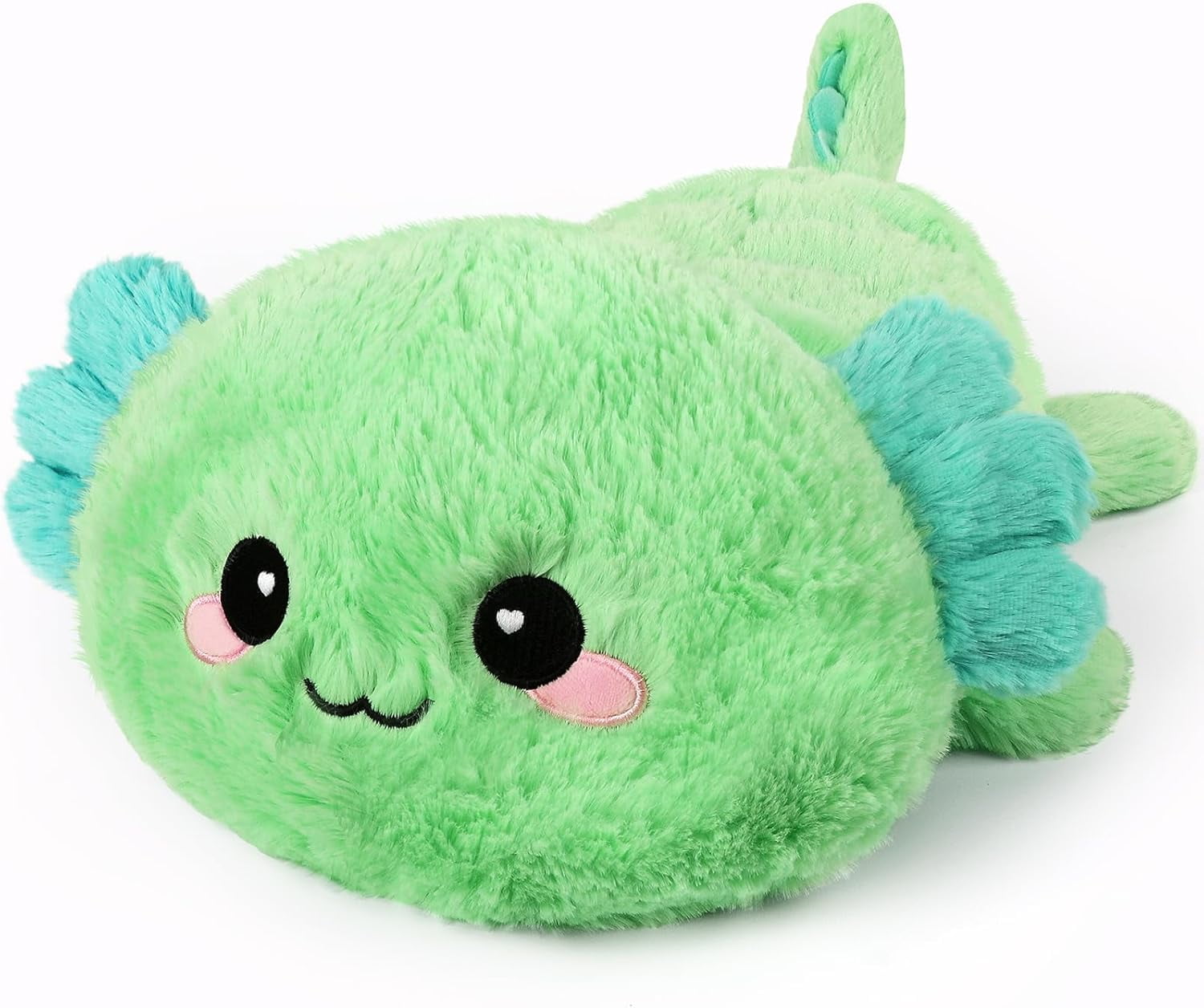 Cuckool Mint Axolotl Stuffed Animals, Microwavable Stuffed Animals ...
