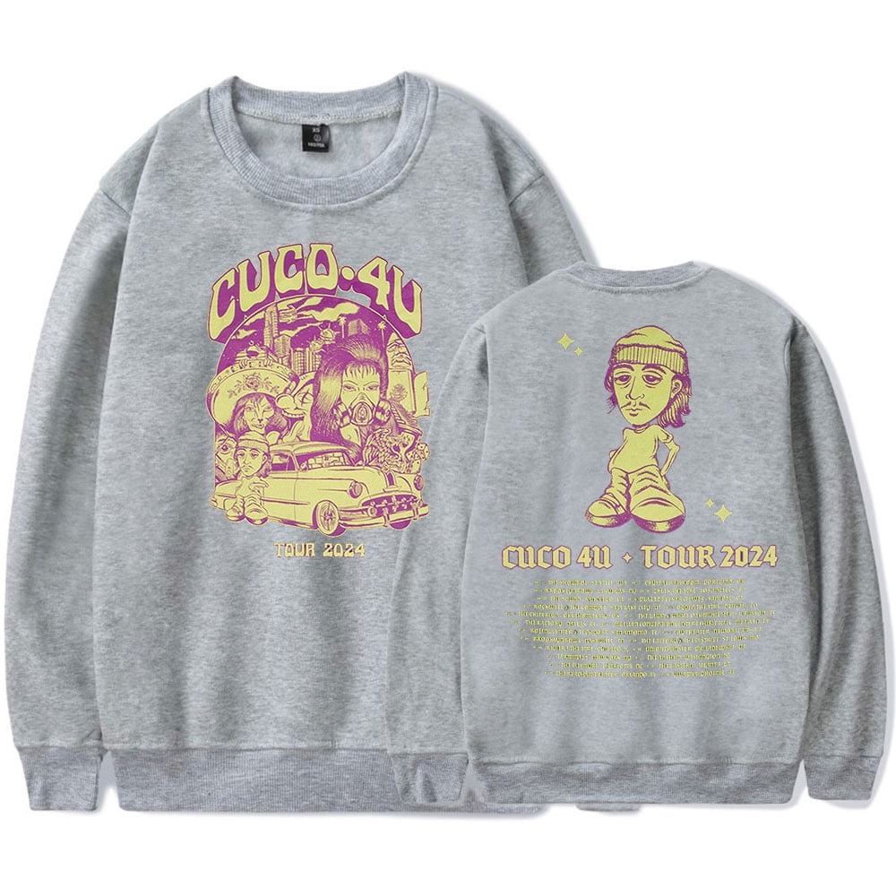 Cuco 2024 4U Tour Dates Merch Crewneck Sweatshirts Cosplay Women Men ...