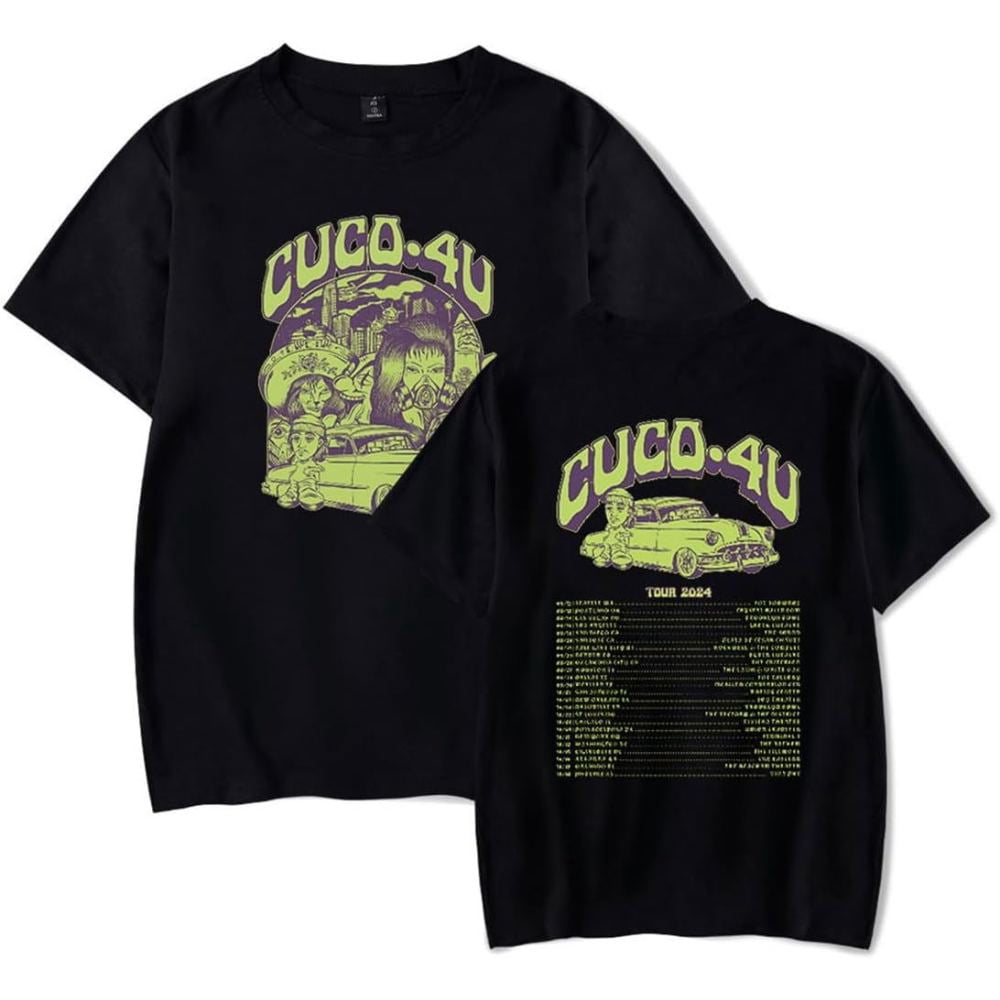 Cuco 4U Tour 2024 MerchShort sleeved T-shirt women's men's fashionable ...
