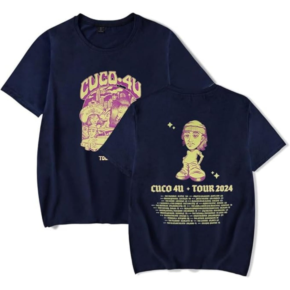 Cuco 4U Tour T-Shirt Merch Women Men Crewneck Short Sleeve Fashion Tee ...