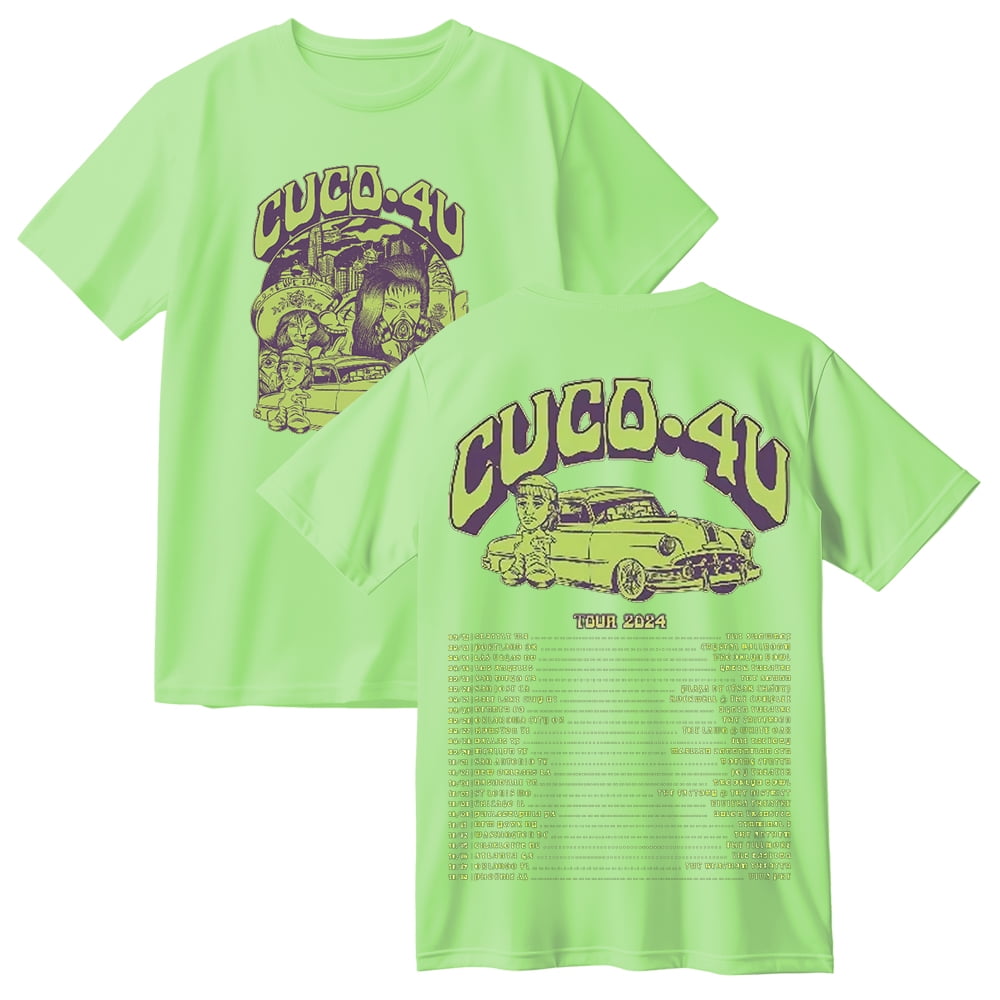 Cuco 4U Tour T-shirt 2024 Short Sleeve Cotton Tee Women Men Streetwear ...