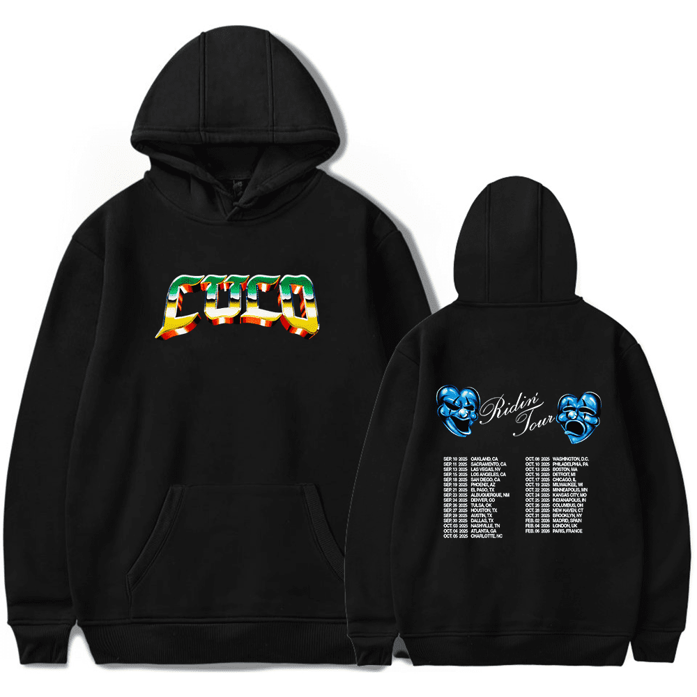 Cuco Merch Ridin Tour Hoodie Long Sleeve Merch Unisex Pullover ...