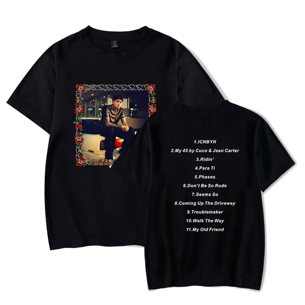 Cuco Ridin’Album Merch Short Sleeve T-shirt Unisex Fashion Crew Neck ...