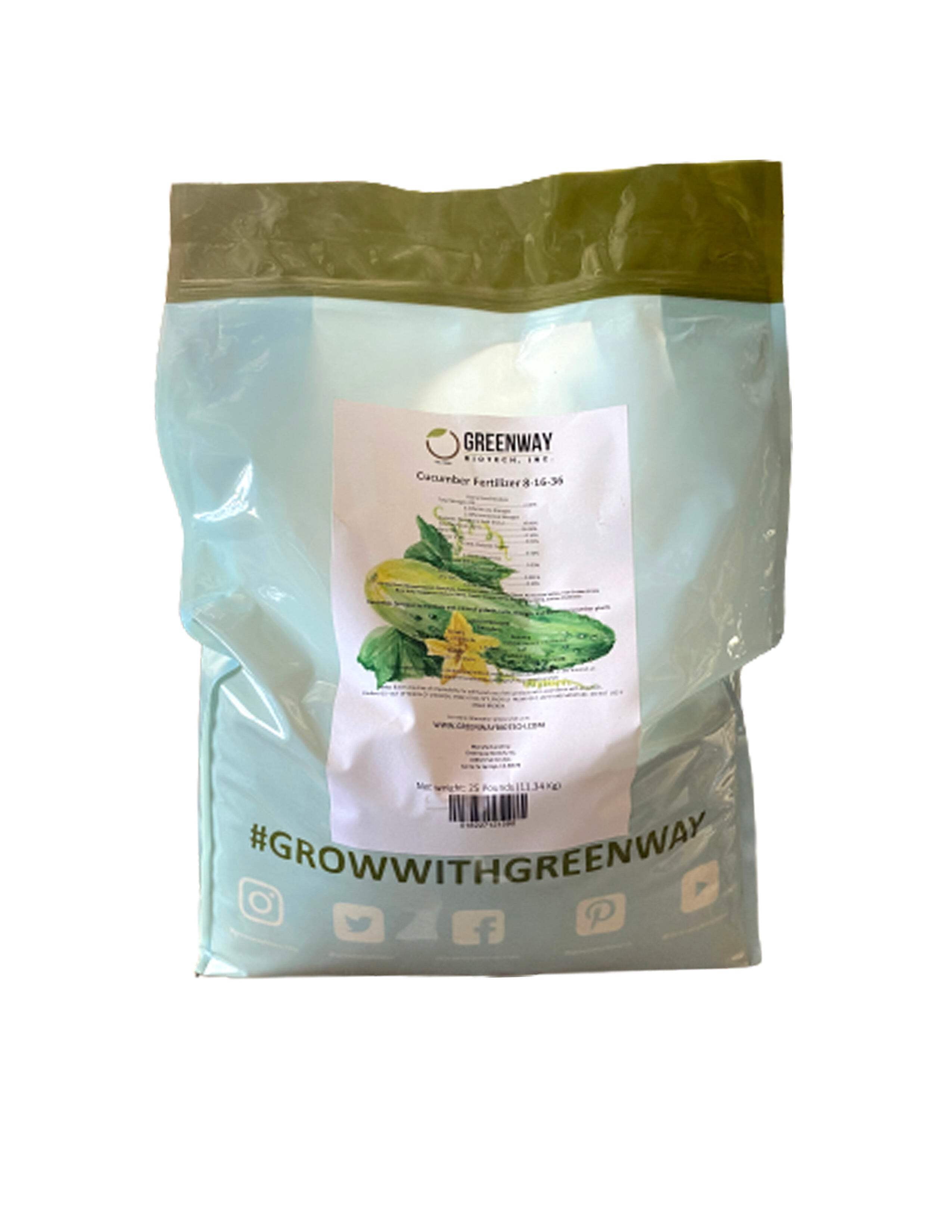 Cucumber Fertilizer 8-16-36 | Chelated Micronutrients | Hydroponics ...