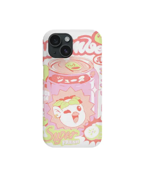 Cucumber Juice Funny Drink Vegetable Phone Case for iPhone 16 15 14 13 ...