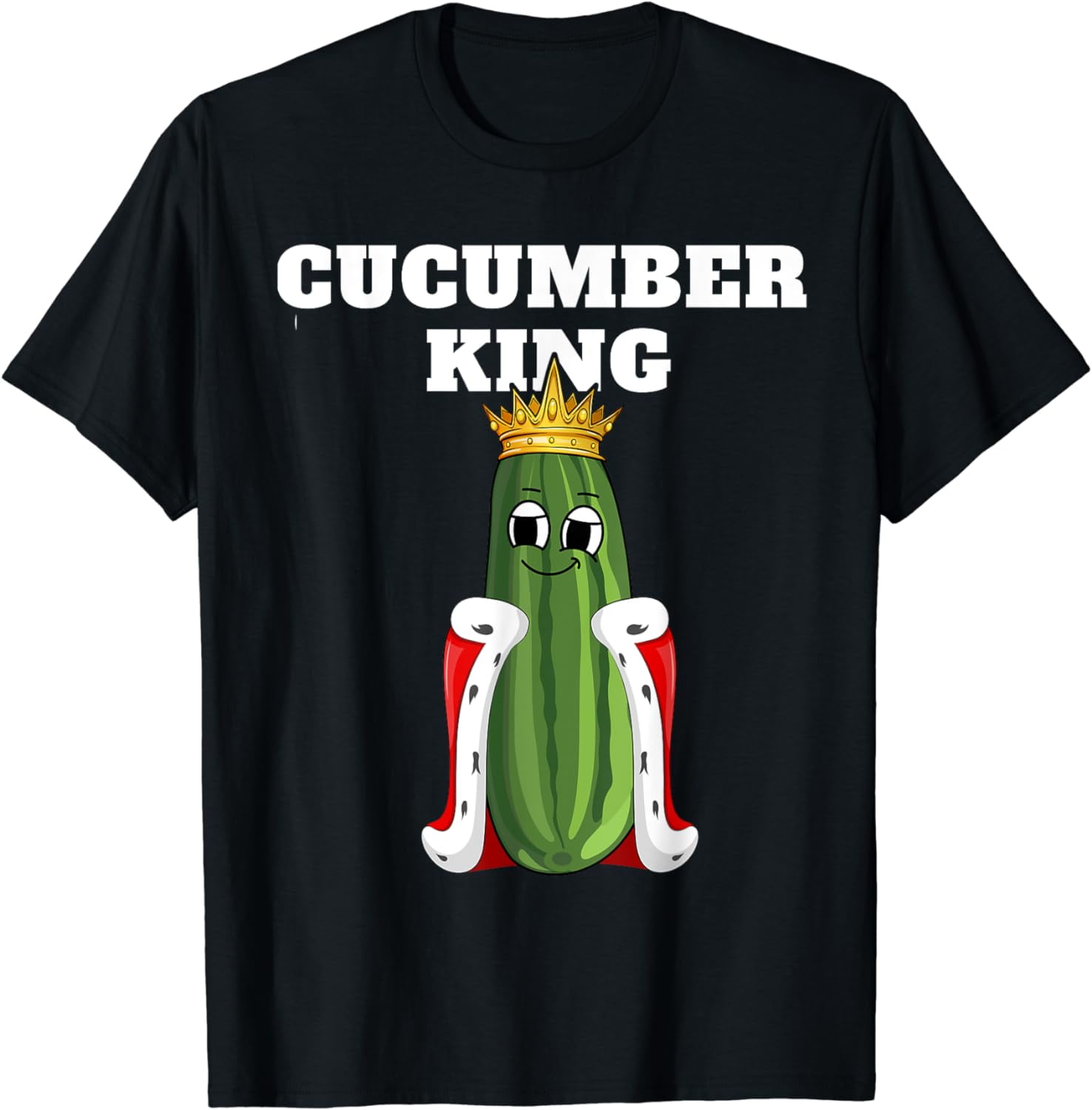 Cucumber King | Mens Cucumber Tshirt | Boys Cucumber T-Shirt - Walmart.com