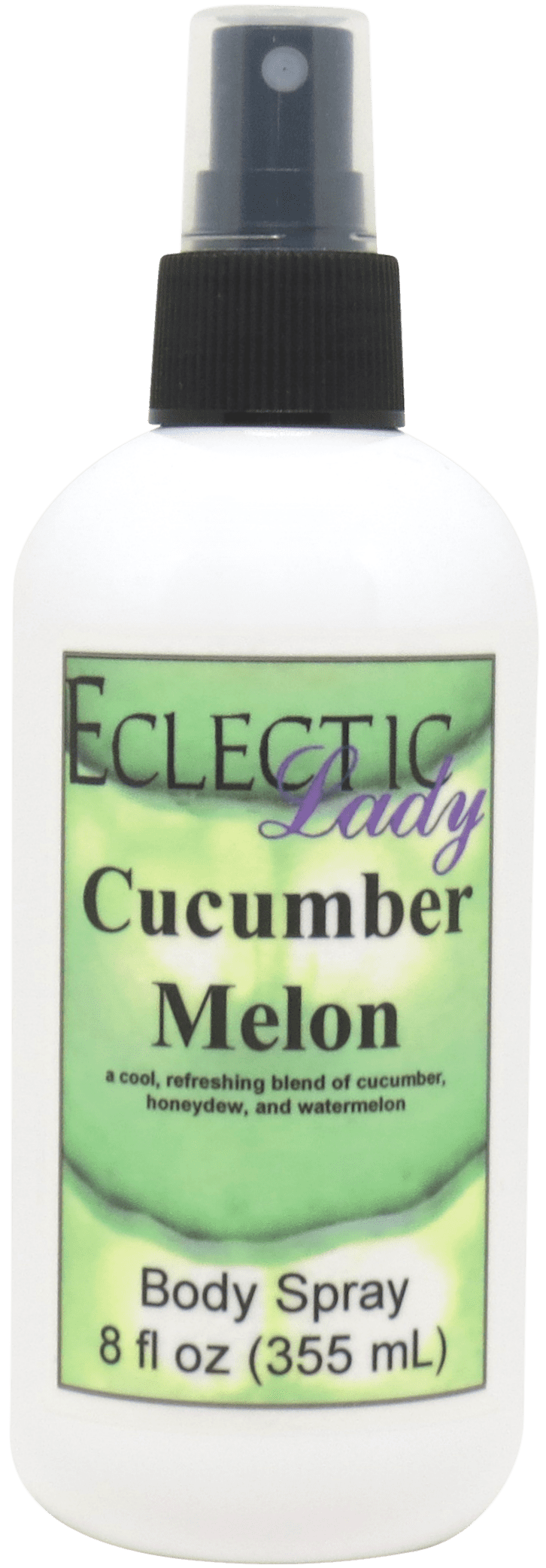 Cucumber Melon Body Spray, Eclectic Lady, Hydrating Mist, Unisex, 8 oz ...