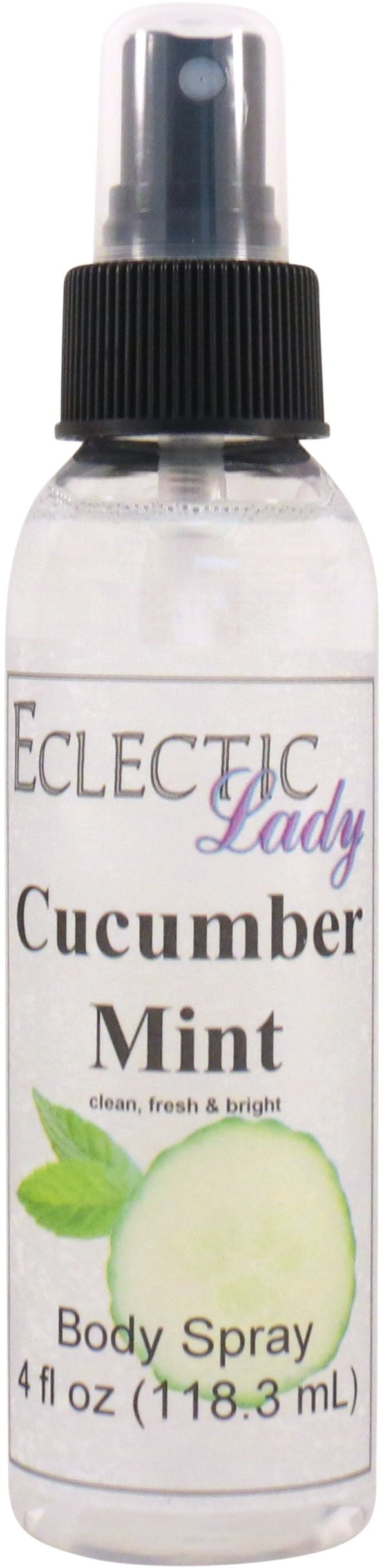 Cucumber Mint Body Spray, Eclectic Lady, Hydrating Mist, Unisex, 4 oz ...