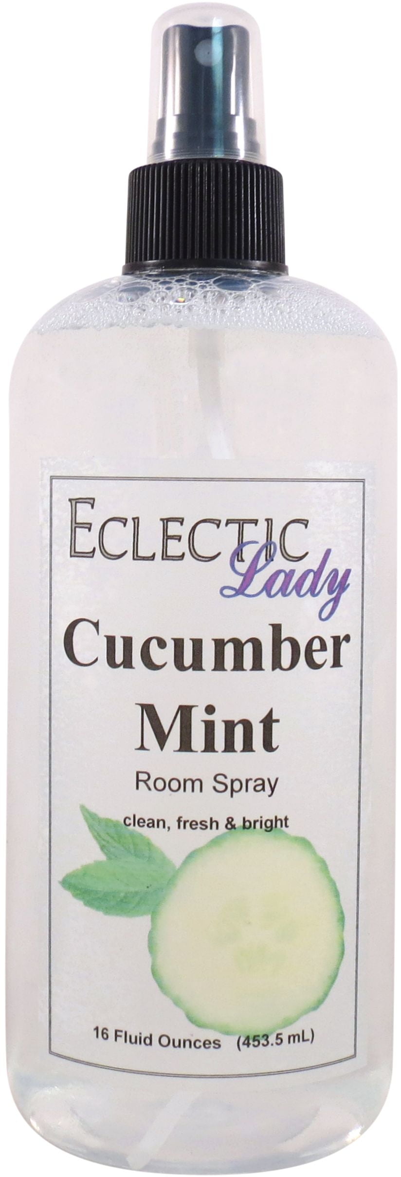 Cucumber Mint Room Spray by Eclectic Lady, 16 Ounces, Fragrant Aromatic Room Mist For Home, Room ...
