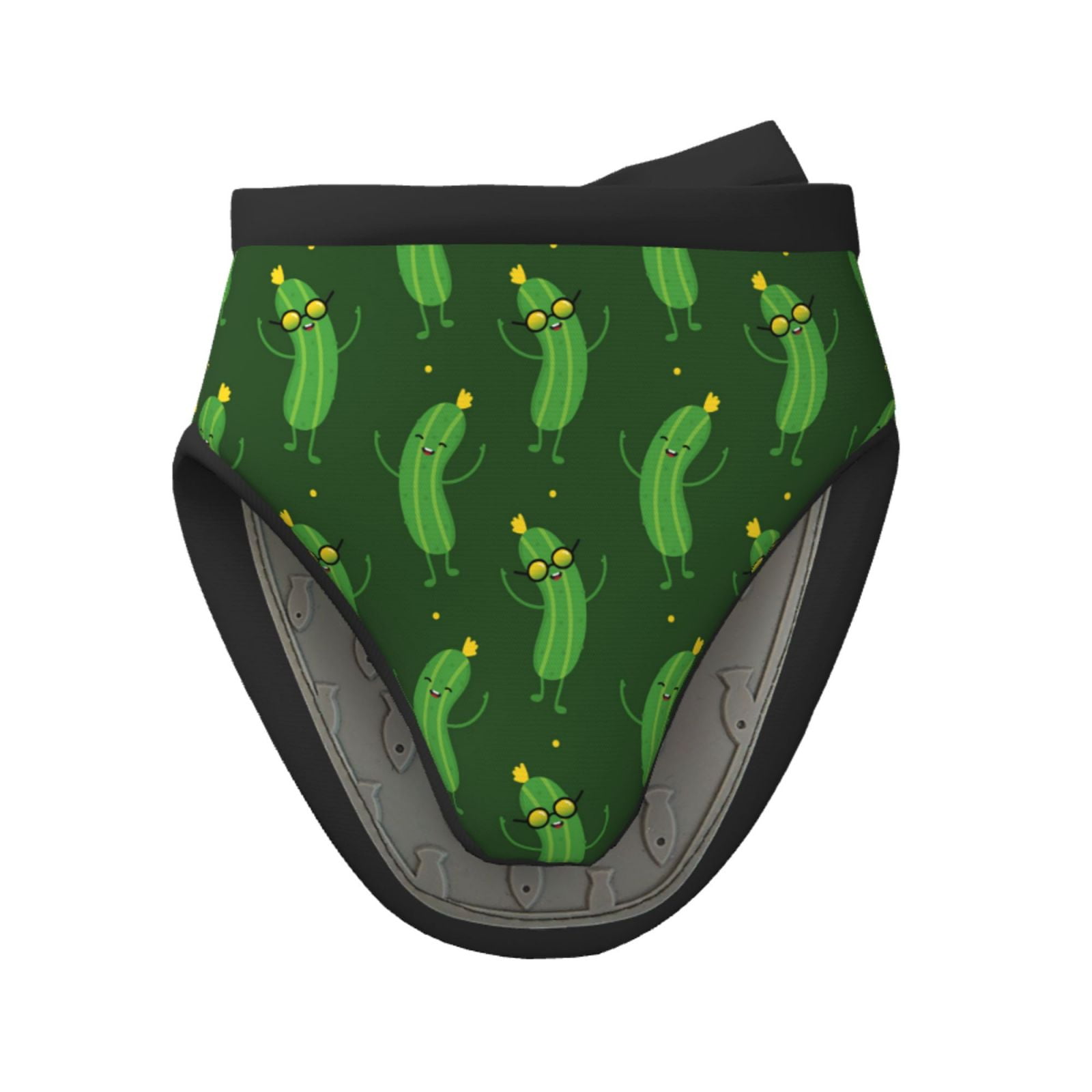 Cucumber Pattern cute Oven Mitts Heat Resistant - Soft Lining Silicone ...