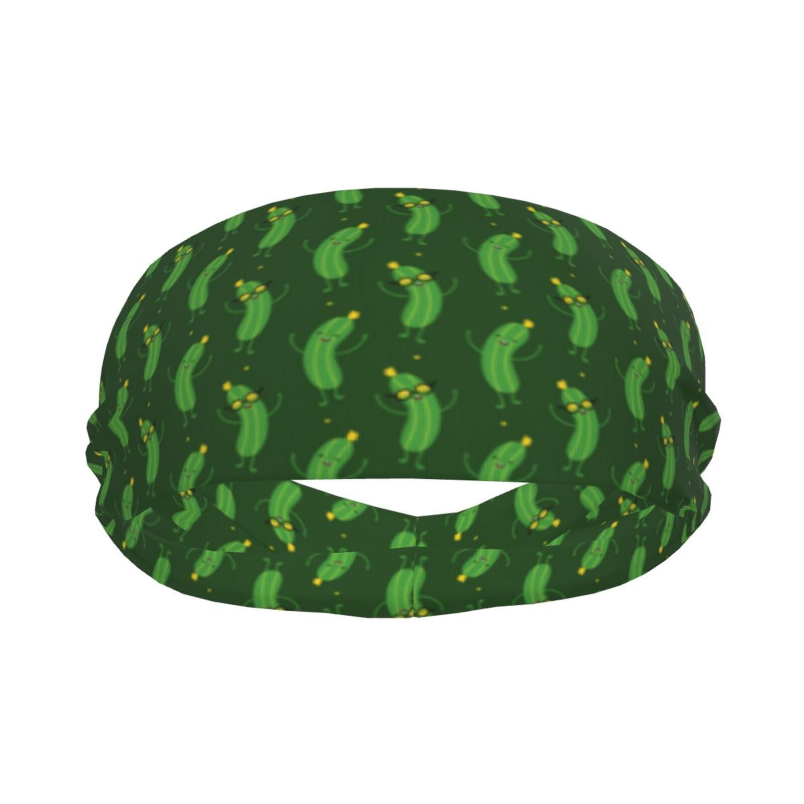 Cucumber Pattern cute Sports Headbands for Men/Women Workout Headband ...