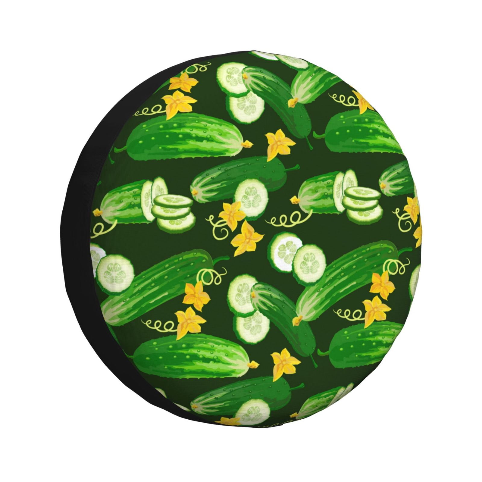 Cucumber Pattern leaf Spare Tire Cover for Trailer Camper RV Truck SUV ...