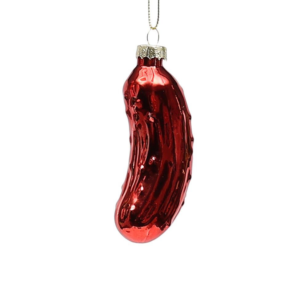 Cucumber Pendant Christmas Tree Hanging Ornament - 10.5x3cm (4.13x1 ...