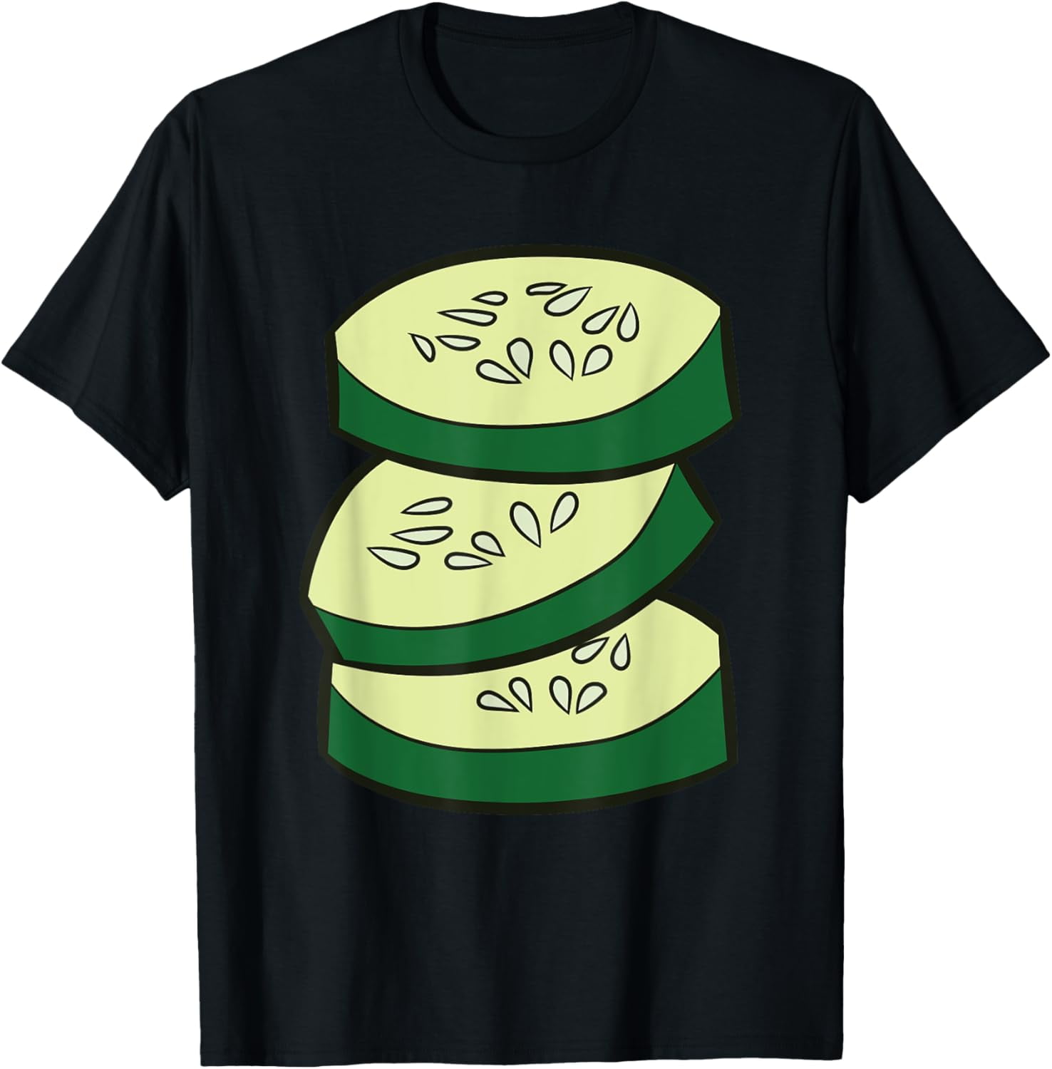 Cucumber Slices Cucumber Costume Love Cucumbers T-Shirt men and women ...