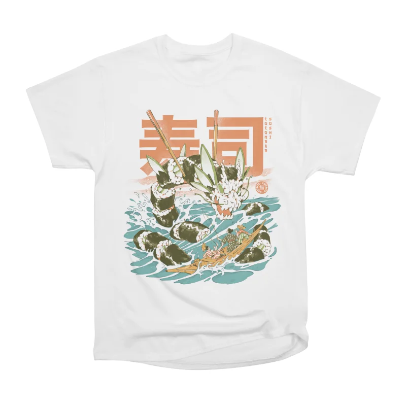 Cucumber Sushi Dragon T-Shirt Tee Gift For Him Merch For Her Apparel ...