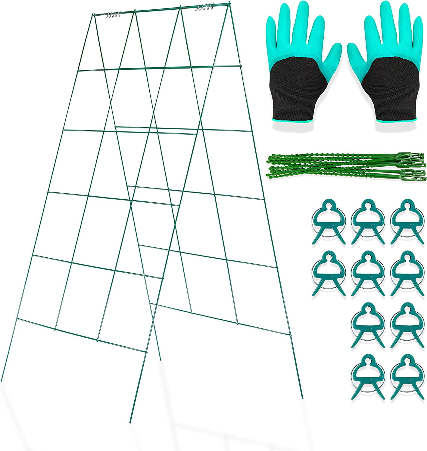 Cucumber Trellis - A Frame Trellis for Raised Bed Climbing Plants ...