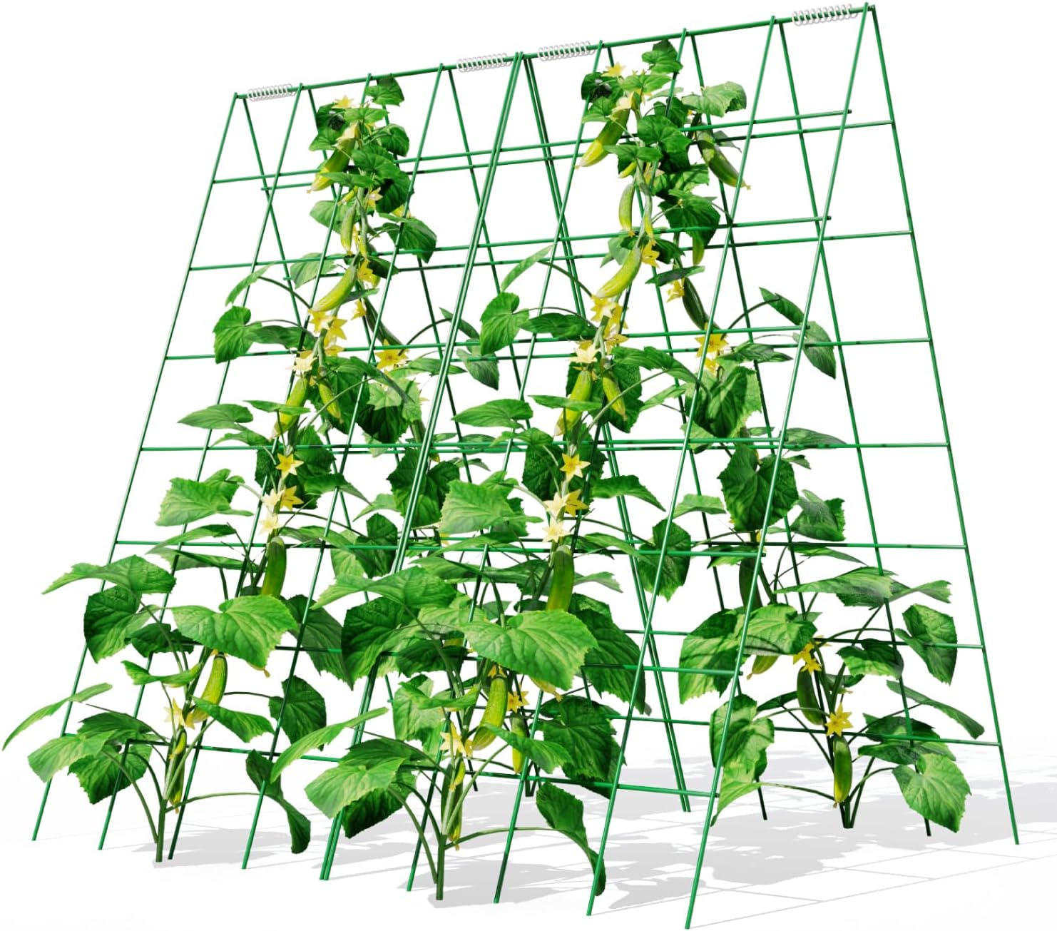 Cucumber Trellis Garden Trellis for Vegetables,34" W X 48" A-Frame Garden Trellis for Climbing ...