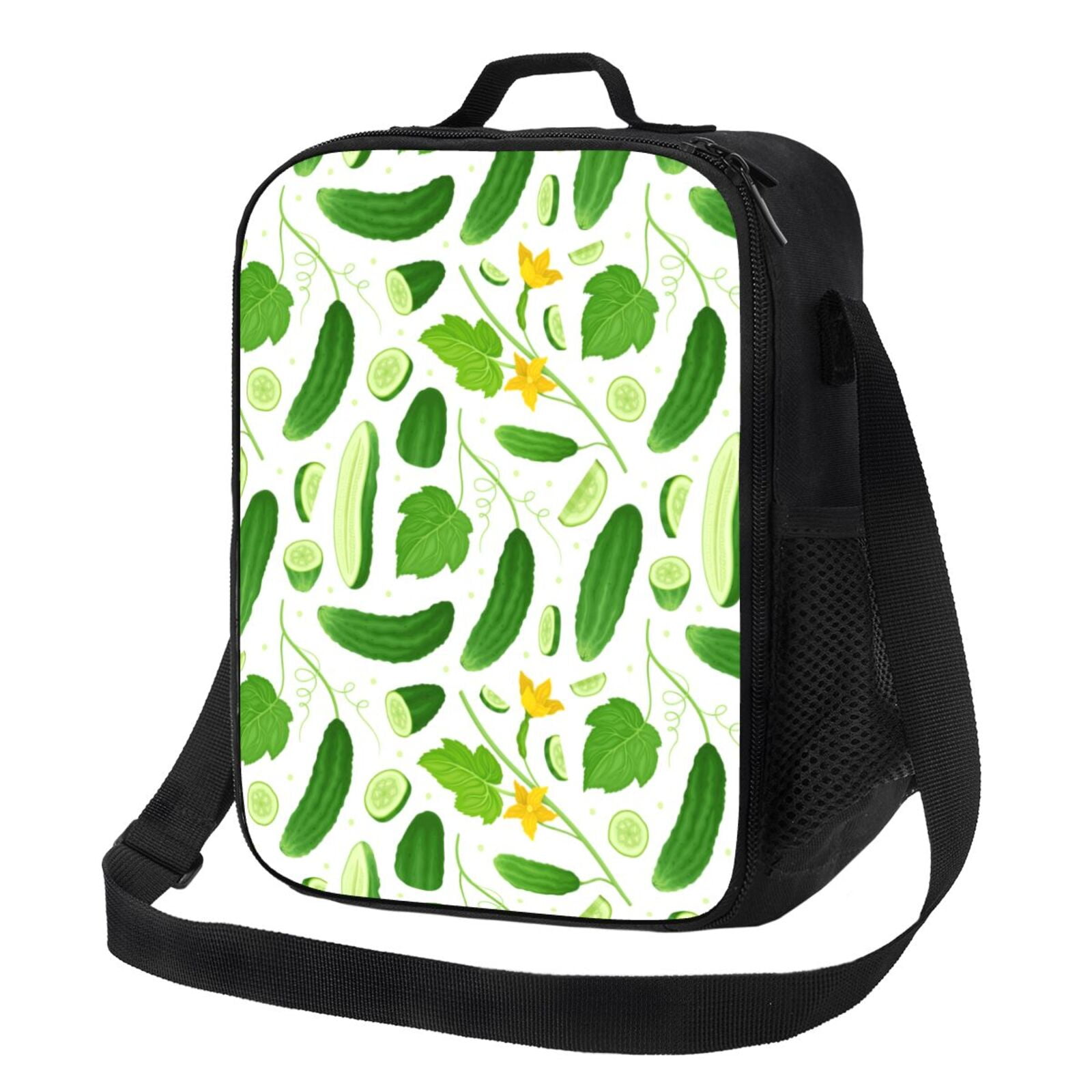 Cucumber leaf slices Lunch Box for Men Women Kids Insulated Lunch Bag ...