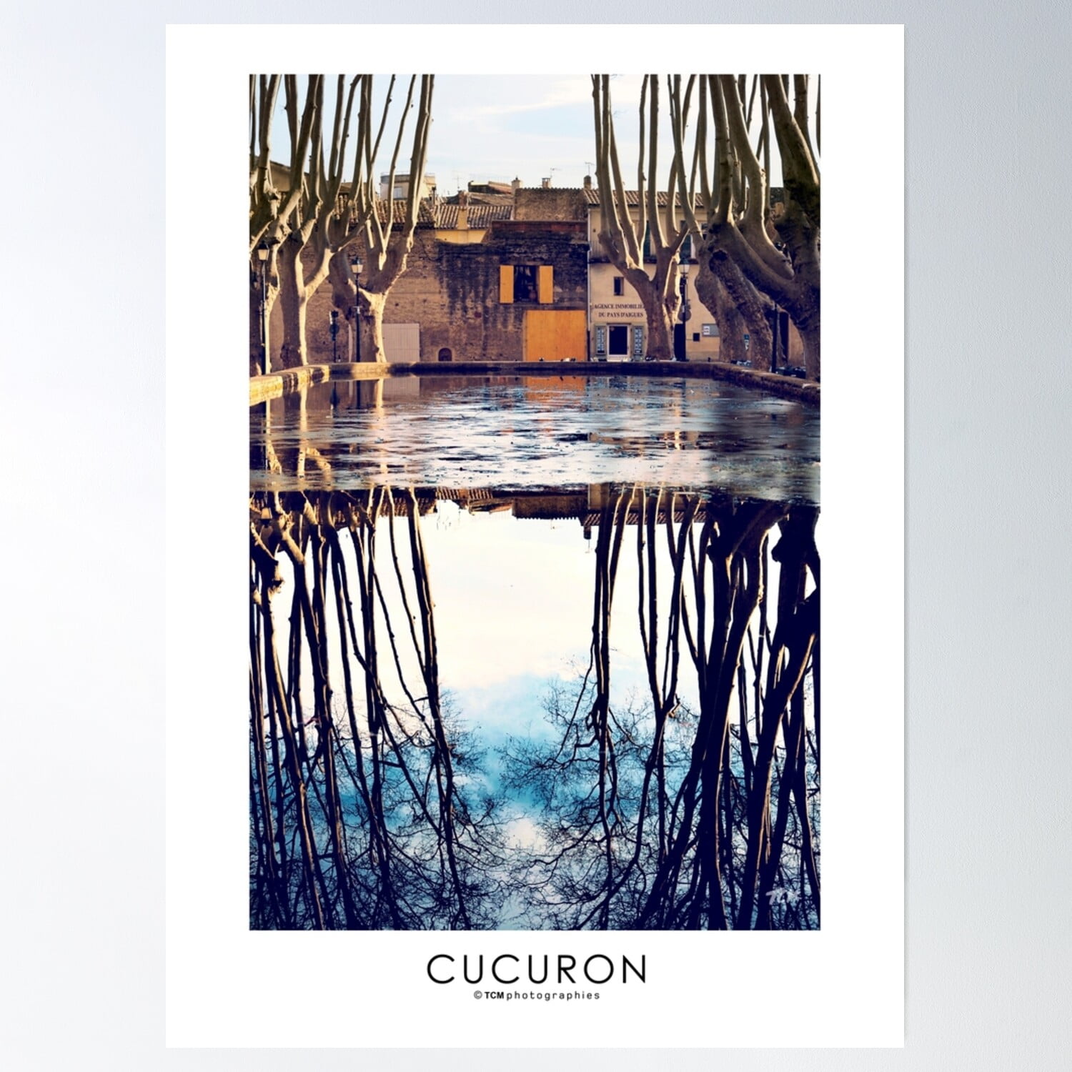 Cucuron, Luberon, Village, Provence, Vacation, France Poster Wall Art ...