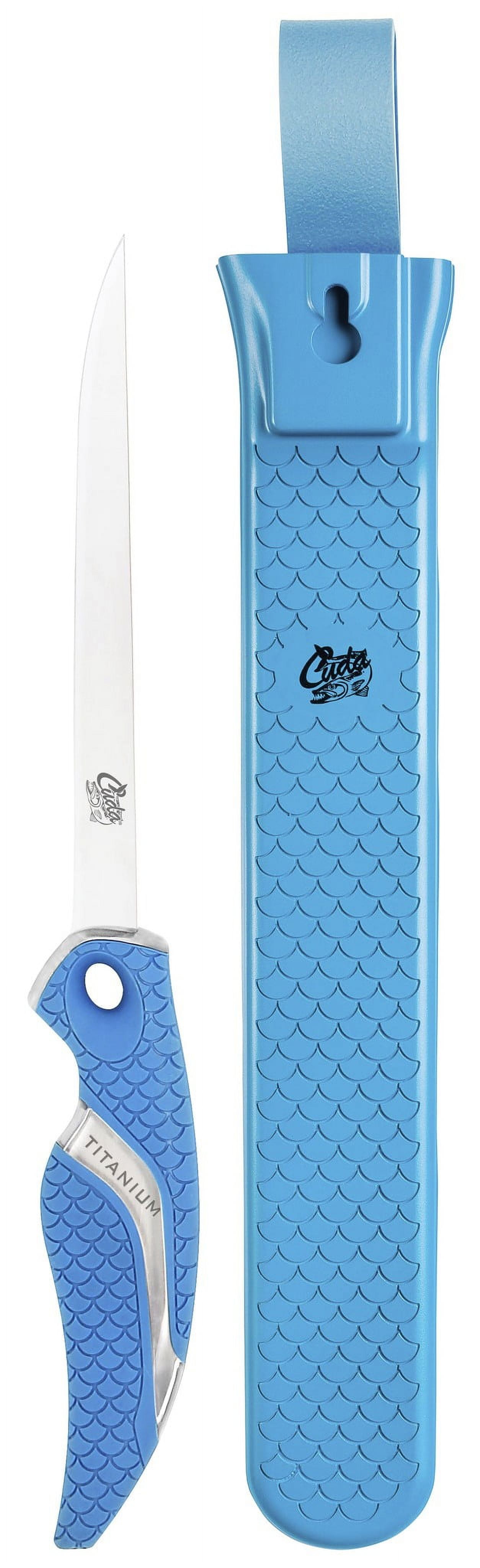 Cuda Flex Fillet Knife, 7", Titanium Bonded with Sheath, for Freshwater ...