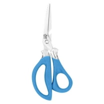 Cuda Micro Scissors, 3", Titanium Bonded Serrated Blades, Blue, Fishing ...
