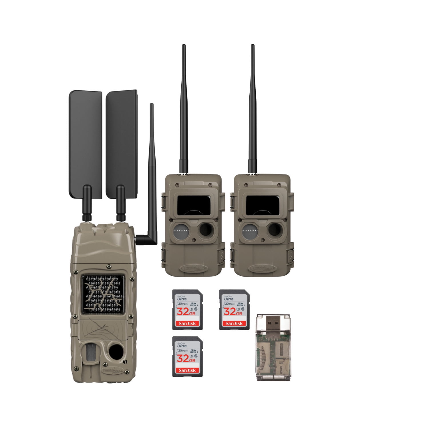 Cuddeback Cuddelink Wireless 3rd Gen 2 Pack Black Flash Bundle With