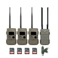 Cuddeback CuddeLink Wireless, 3rd Gen (3-pack) Bundle with Home Camera ...