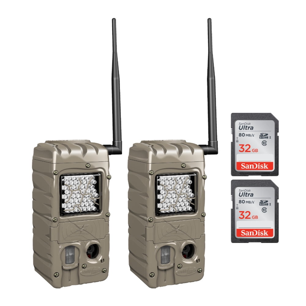 Cuddeback Cuddelink Wireless 3rd Gen 4 Pack Black Flash Bundle With