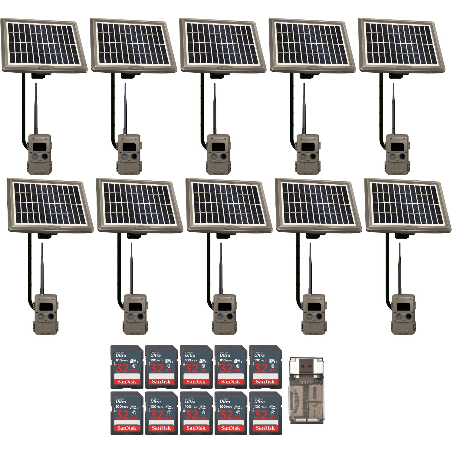 Cuddeback CuddeLink Wireless Trail Camera System with Solar Power Bank ...