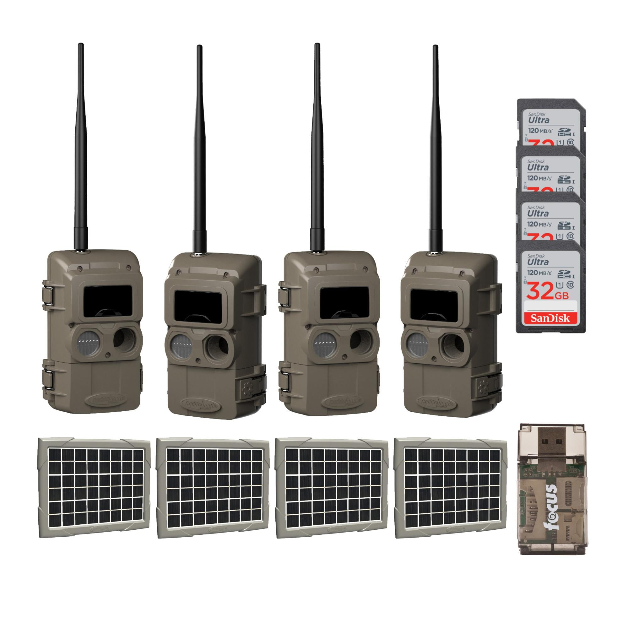 Cuddeback Cuddelink Wireless IR Camera with Super Solar Power Bank (4 ...