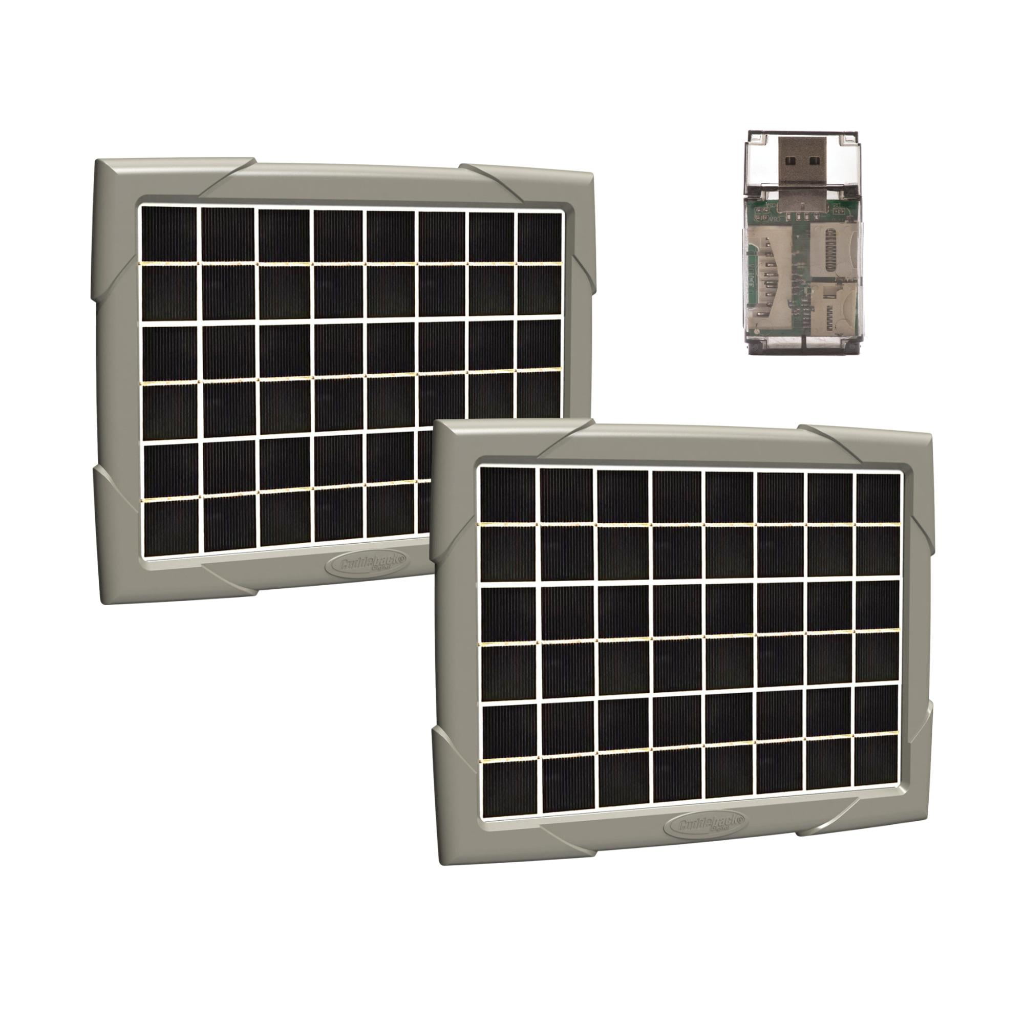 Cuddeback Solar Power Bank - High-Capacity Charger with Card Reader (2 ...