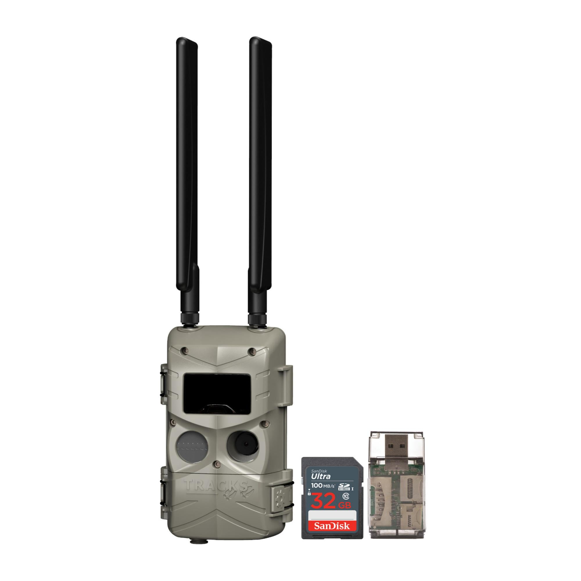 Cuddeback Tracks Low-Glow Cell Camera with 32GB Memory Card and Card ...