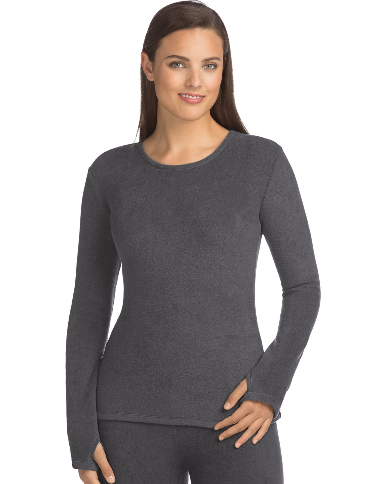 Cuddl Duds Women Crewneck Long Sleeve Blouses & Tops - Walmart.com