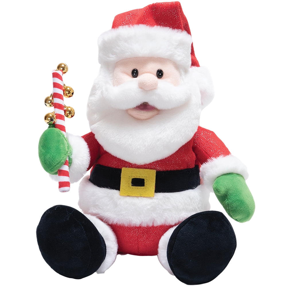 Cuddle Barn | Jingling Santa 11" Singing Santa Claus Christmas Plush ...