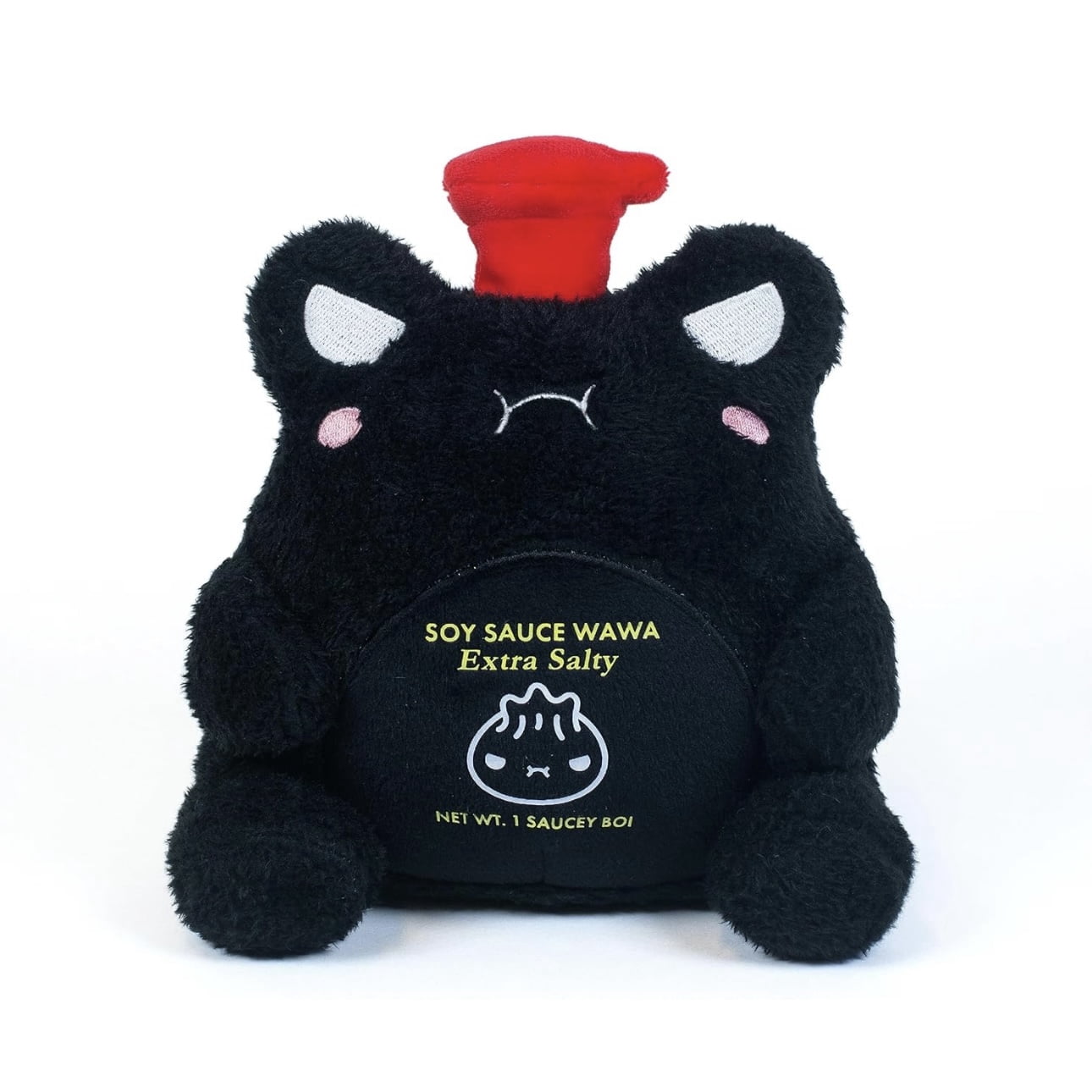 Cuddle Barn PlushGoals - Soy Sauce Wawa The Froggie Soft Black Stuffed ...