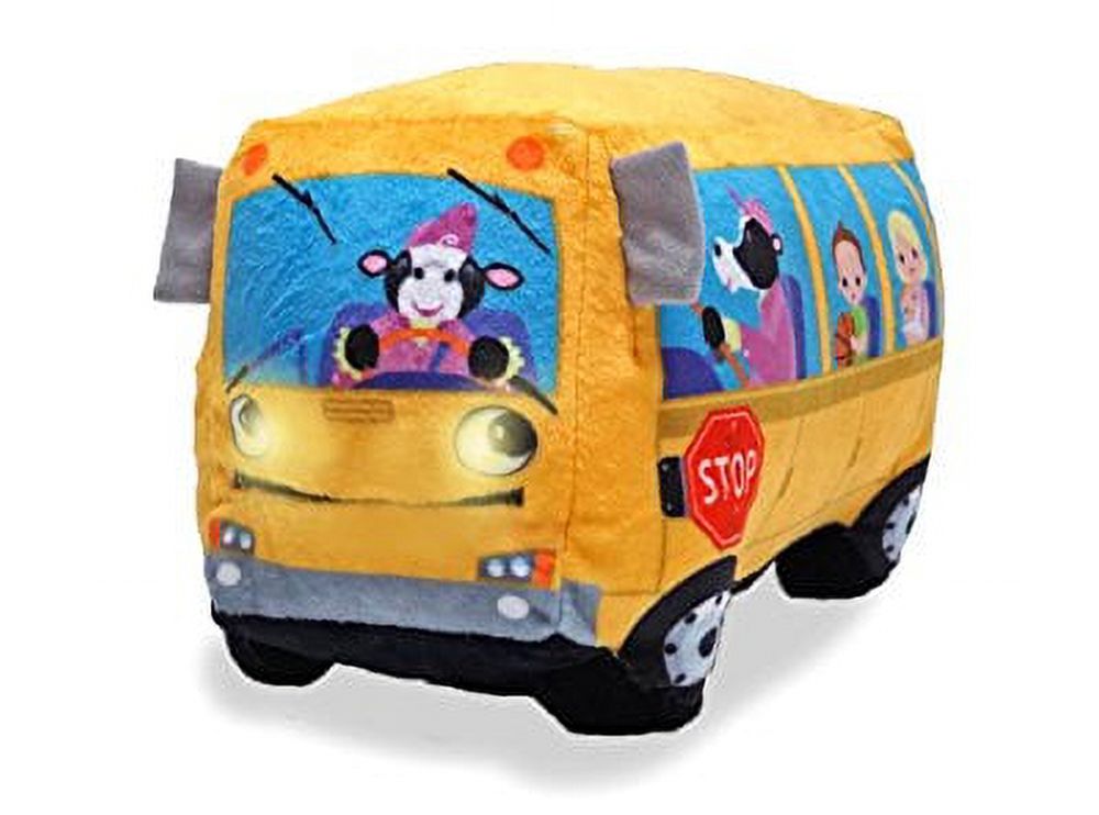 Cuddle Barn | Wheelie 8" School Bus Singing Stuffed Animal Plush Toy ...