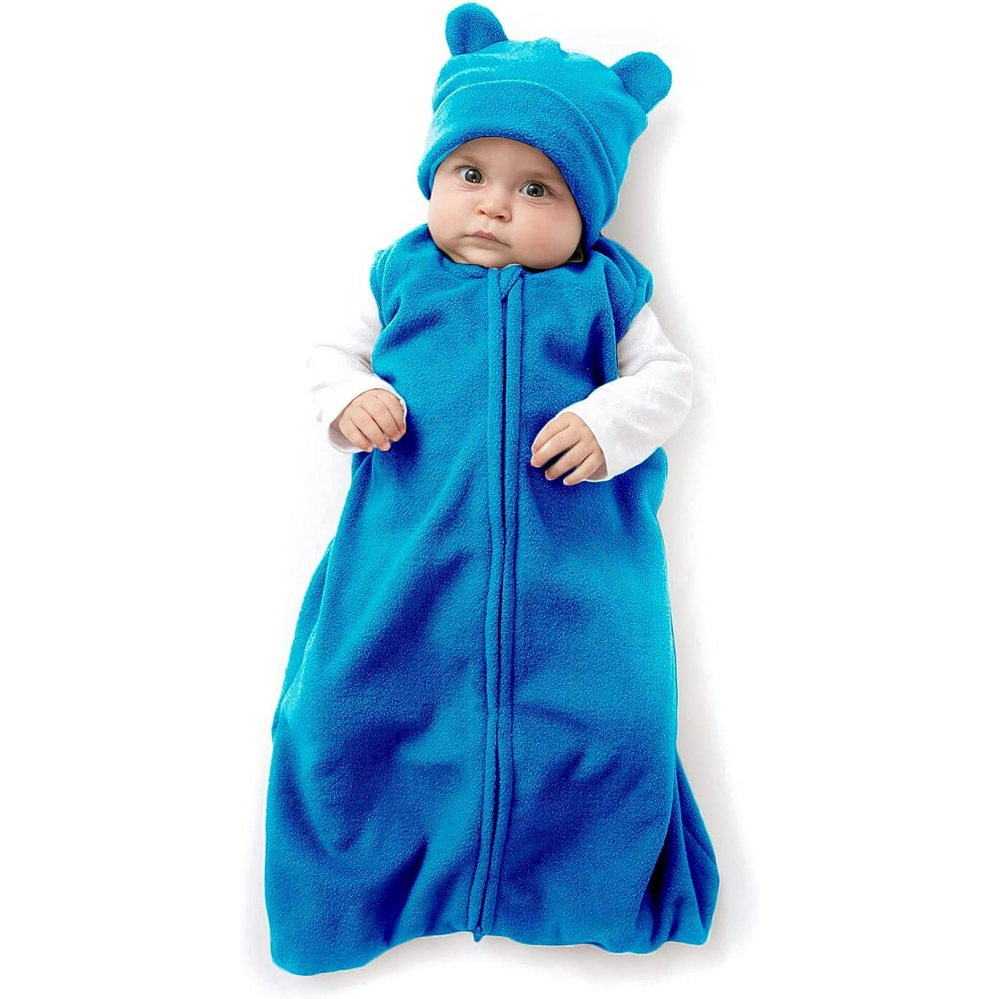 Cuddle Club Fleece Sleep Sack Swaddle Blanket Baby Sleeping Bag, Bear ...