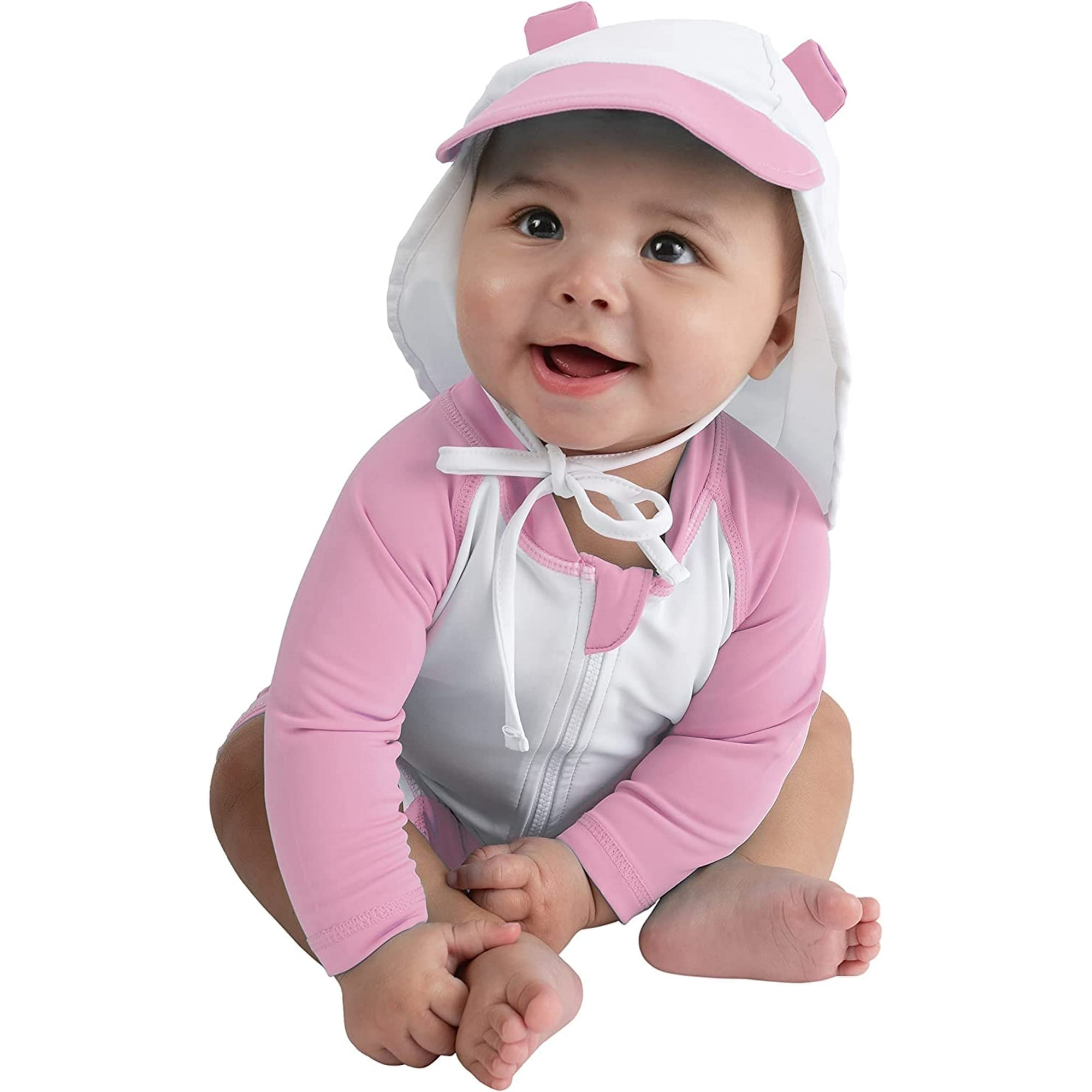 Cuddle Club One-Piece Baby Swimsuit UPF 50+ Infant Sunscreen Baby Beach ...