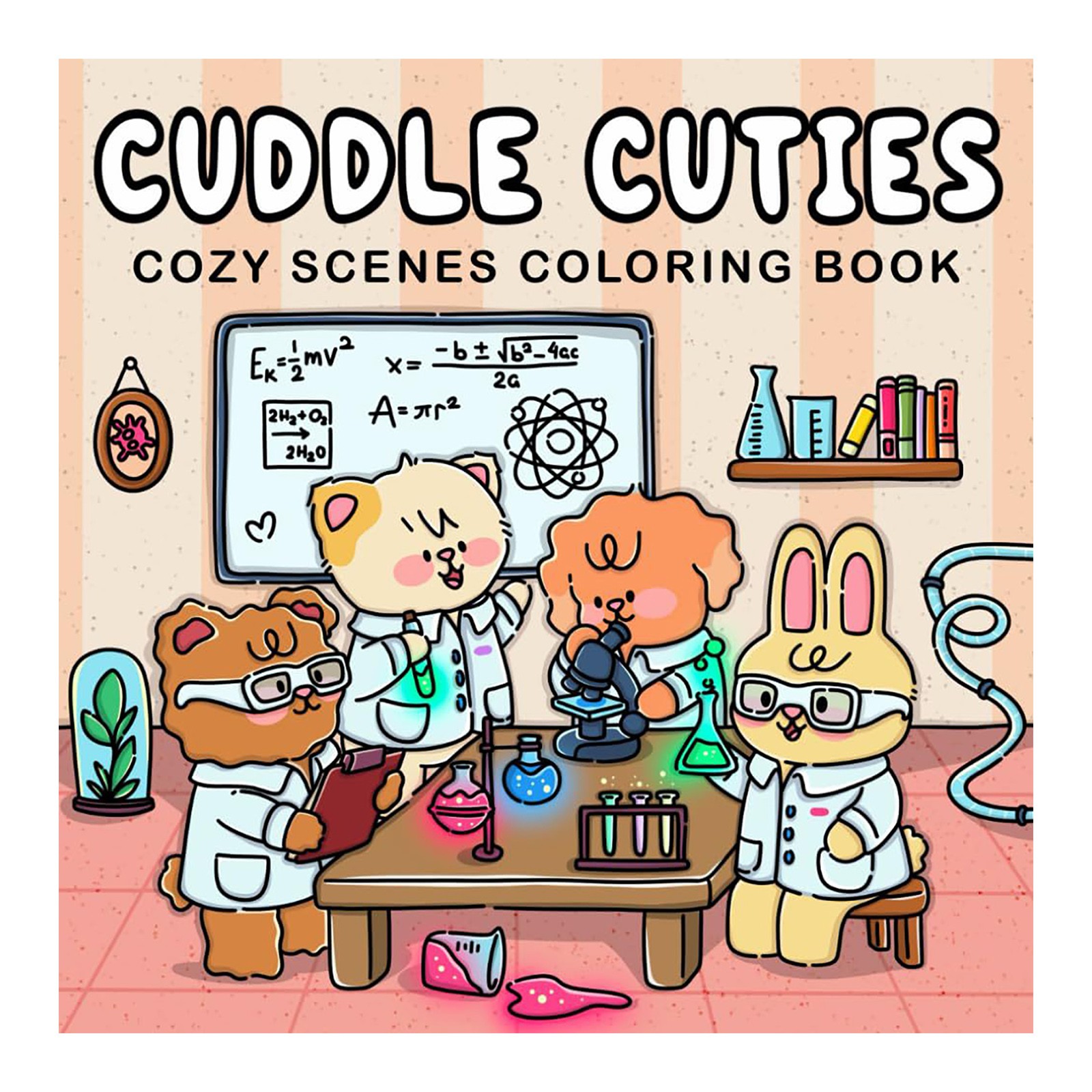 Cuddle Cuties: Cozy Coloring Book for Adults & Teens Featuring Easy and ...