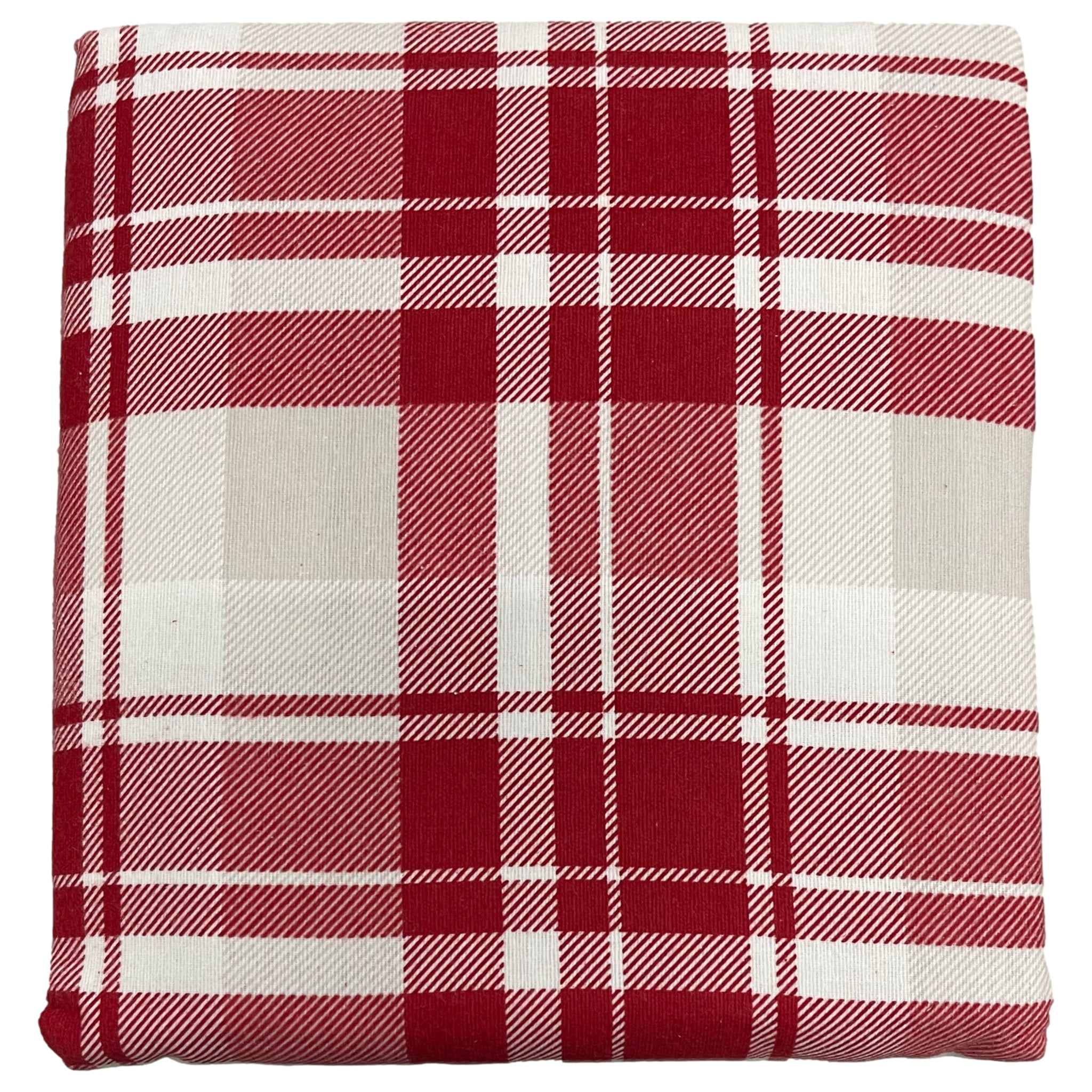 Cuddle Duds King Size Flannel Sheet Set in Red Plaid, Bedding - Walmart.com